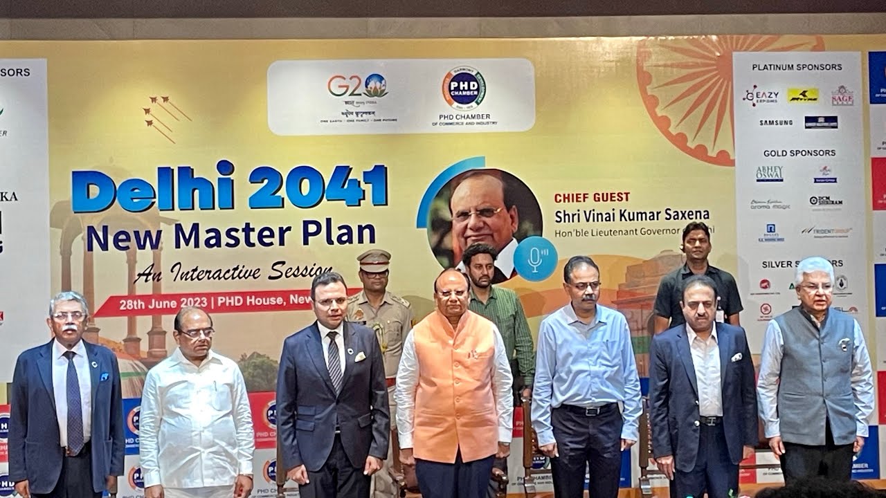 Delhi 2041 New Master Plan An Interactive Session@PHD House - YouTube