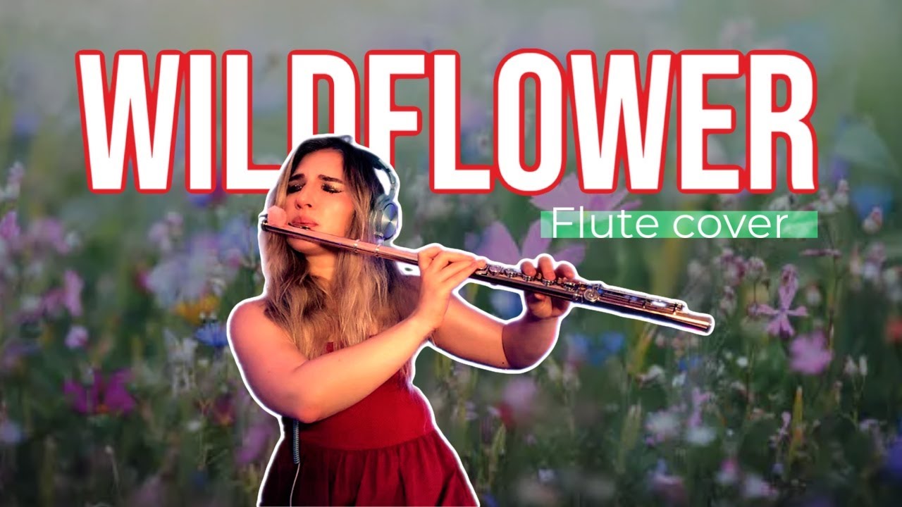 Billie Eilish - Wildflower (full flute cover, scores inside) - YouTube