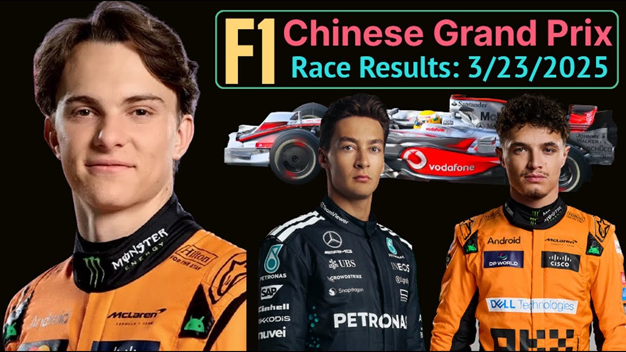 Formula 1 Results! Heineken F1 Chinese Grand Prix Results, Driver ...