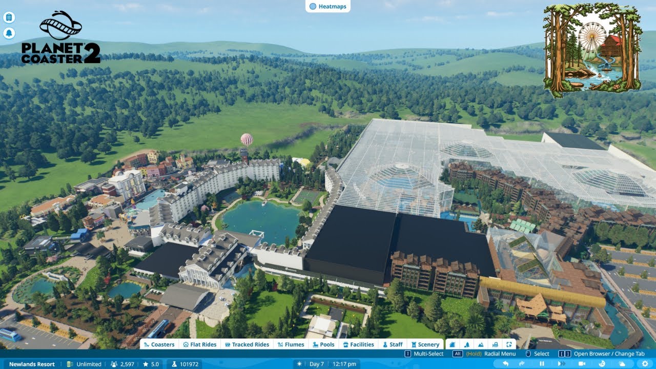 MEGA Resort Is Now OPEN! - Walkthrough (Planet Coaster 2) - YouTube