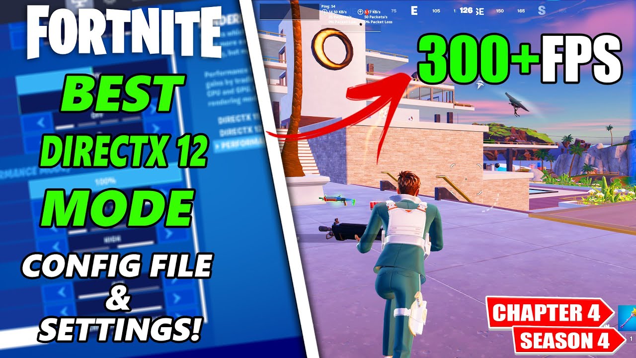 Best Fortnite Chapter 4 Season 4 Directx 12 Mode Settings! (UPDATED ...