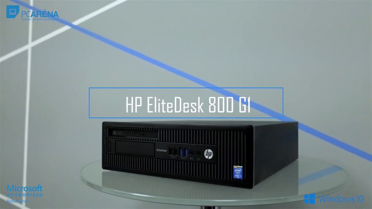 HP EliteDesk 800 G1 SFF - YouTube