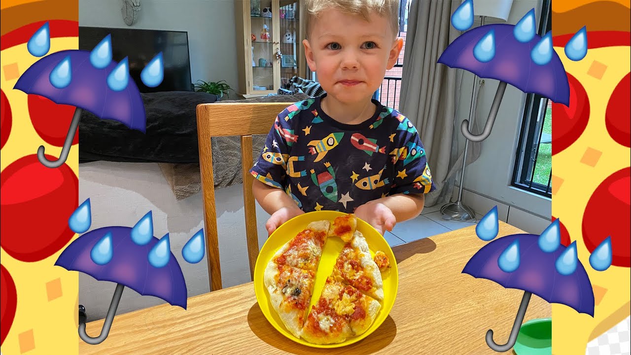 Kids make Rainy Day PIZZA in South Africa! - YouTube