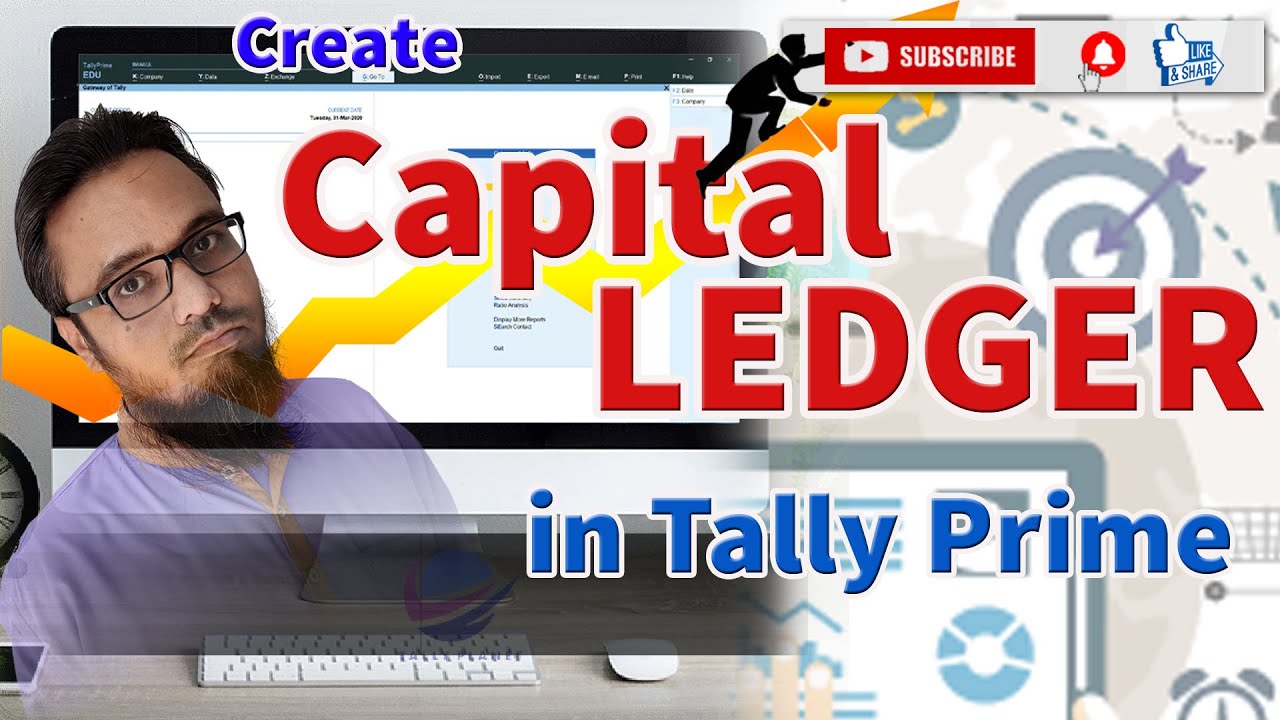 Create Capital Account Ledger in Tally Prime | Tally Prime me Capital ...