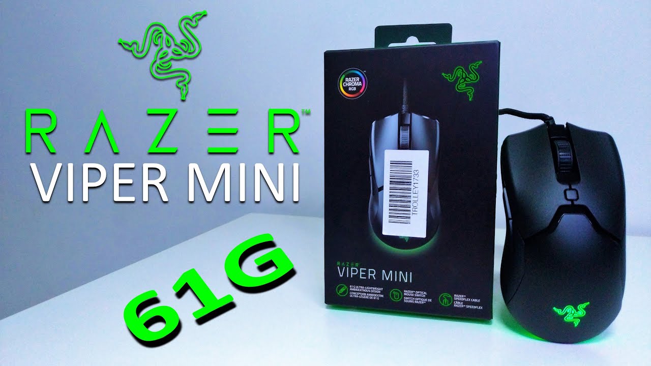 RAZER Viper Mini Ultra-Light Gaming Mouse - Unboxing & Testing - YouTube