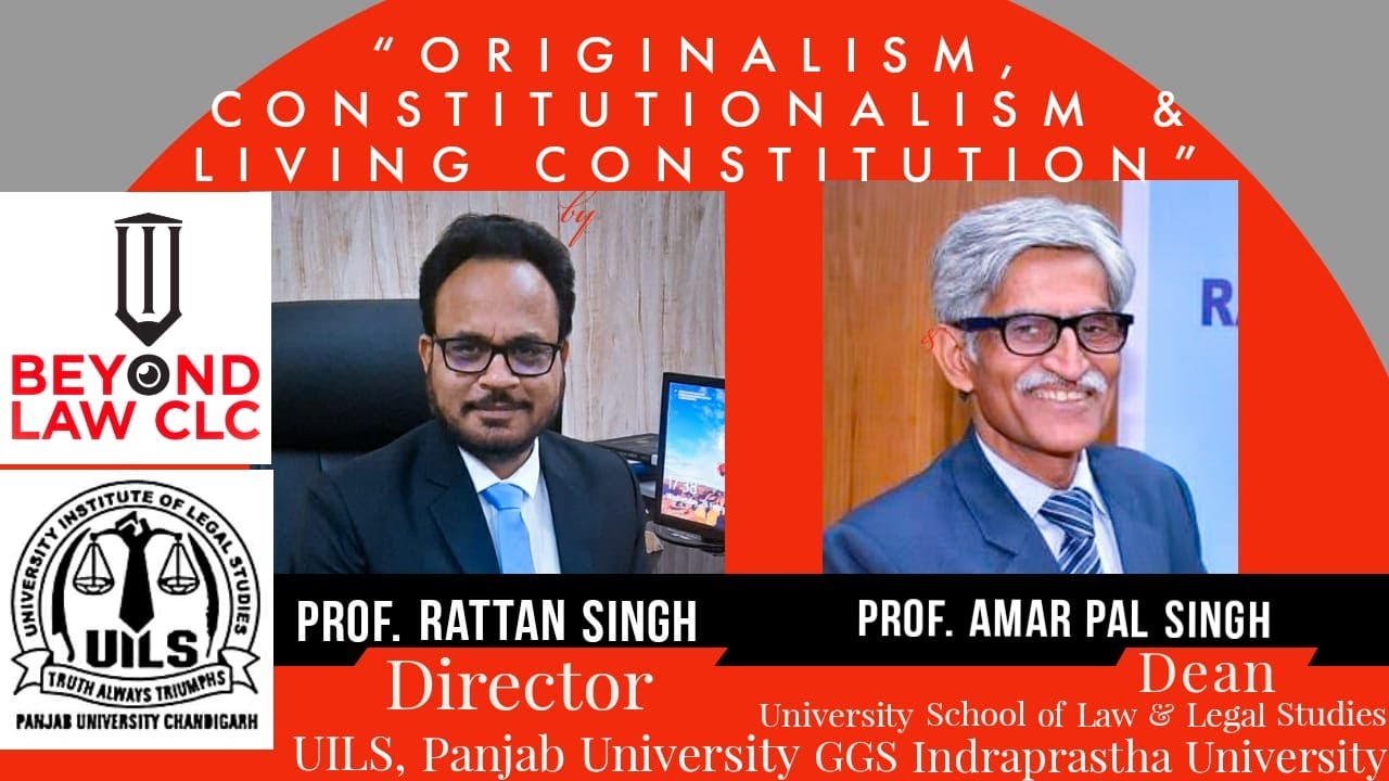 ORIGINALISM, CONSTITUTIONALISM & LIVING CONSTITUTION - YouTube