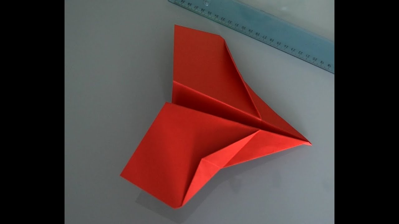 Origamni Dassault Mirage 2000 - how to make paper airplane - YouTube