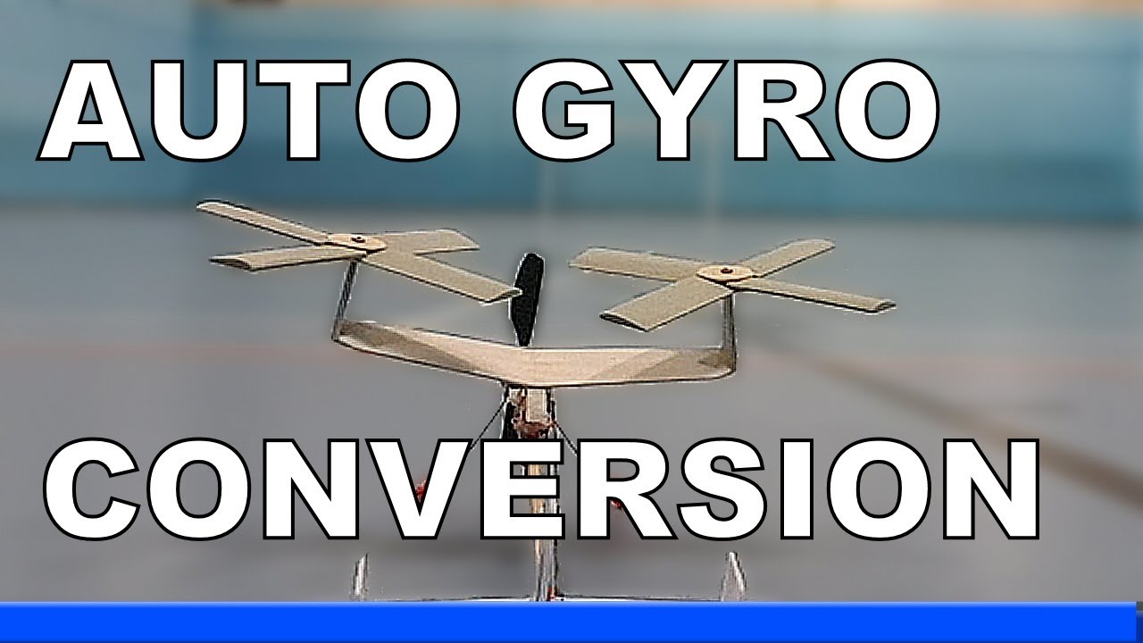 RC Autogyro First Flight Attempt - YouTube
