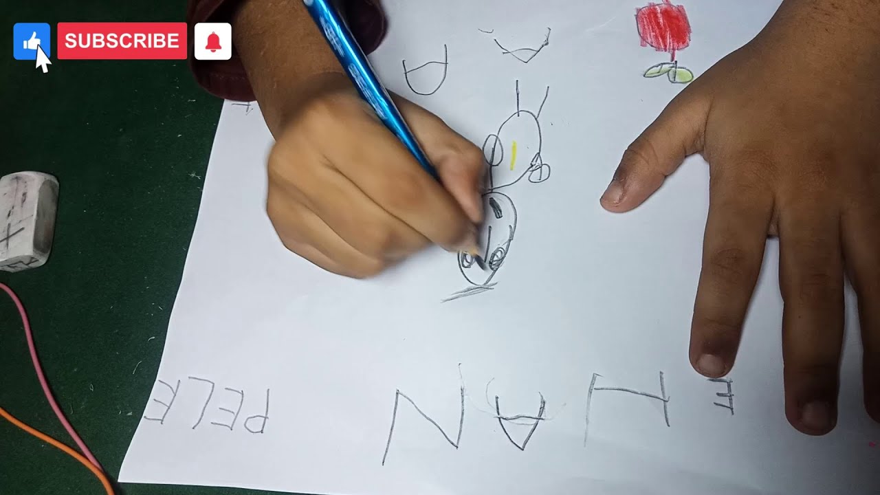How to Draw an Apple | First Art by Muhammad Ehan | Muhammad Ehan ...