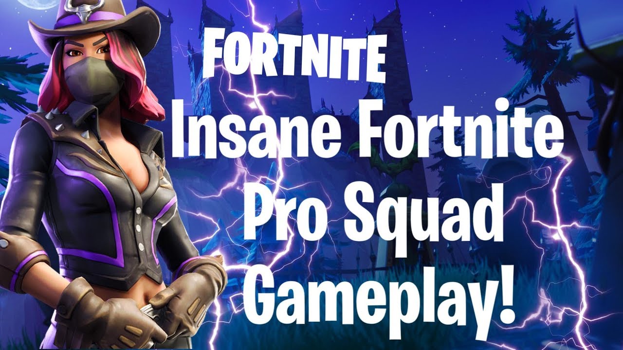 Fortnite Pro Squad Highlights! - First in Fortnite Pro League! - YouTube