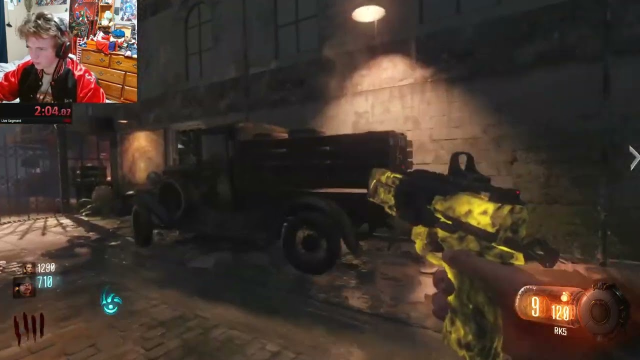 CALL OF DUTY ZOMBIES SHADOWS OF EVIL ROUND 5 WORLD RECORD SPEEDRUN (2: ...