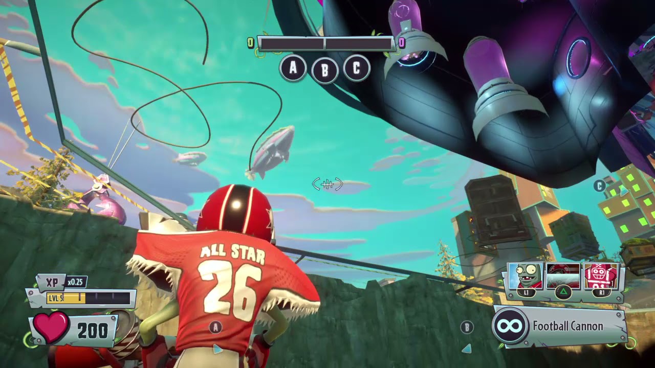 Z-Tech Factory Mega Out Of Boundries | PvZ GW2 (Ps4) - YouTube