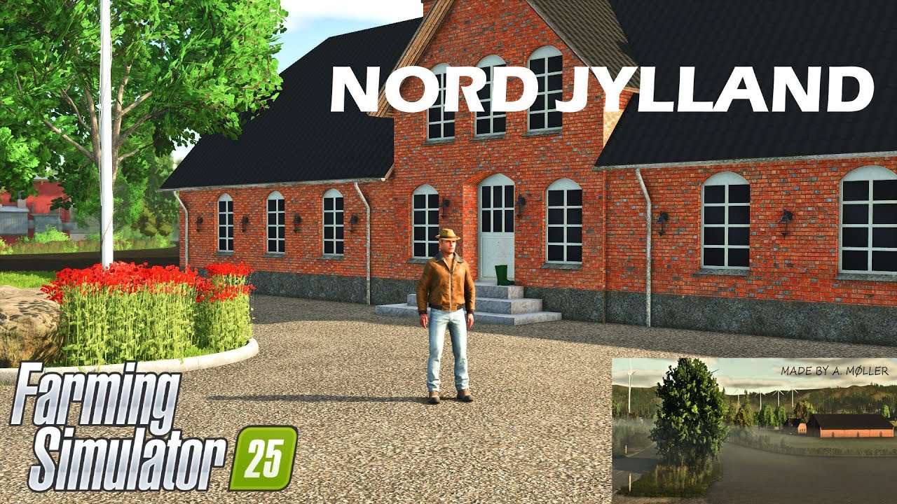 🔴 LIVE: 📌New Map Nord Jylland V1.0.0.0 FS25 🎮 Gameplay - YouTube