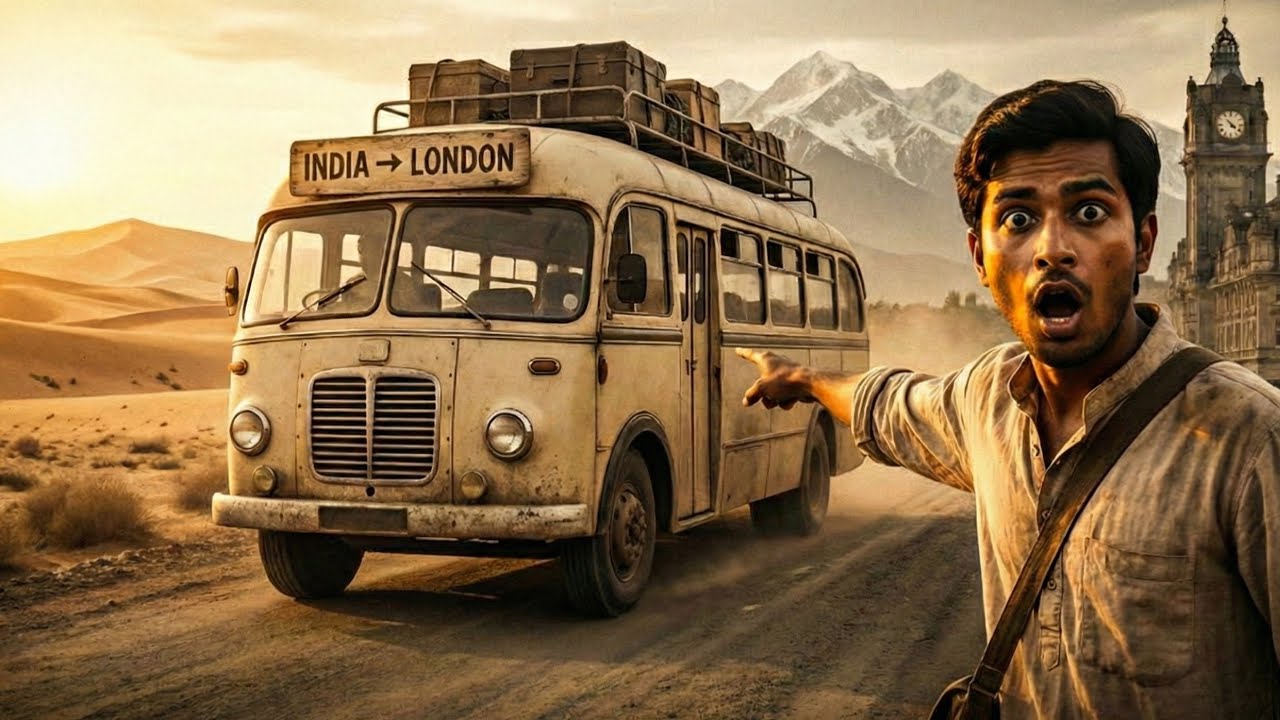 India to London by Bus?! The Longest Bus Journey Ever (1957) - YouTube