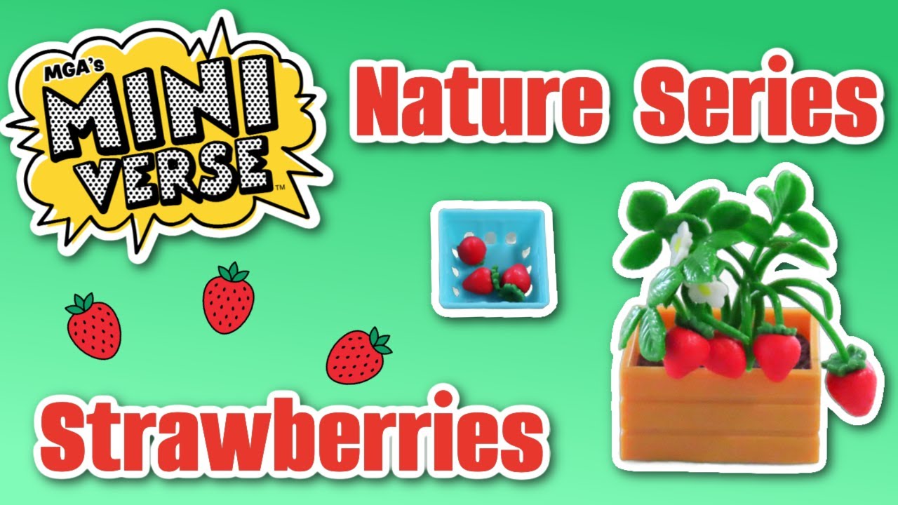 NEW Miniverse Nature Series - Planting Strawberries! - YouTube