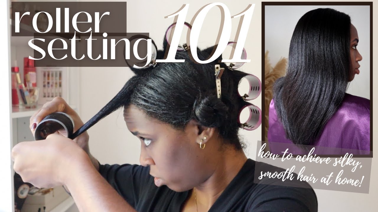 ROLLERSETTING 101 | products & tools needed, watch me rollerset IN REAL ...