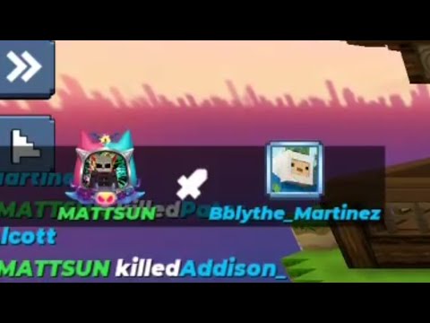 Bedwars Power of MATTSUN in my team!!! - YouTube