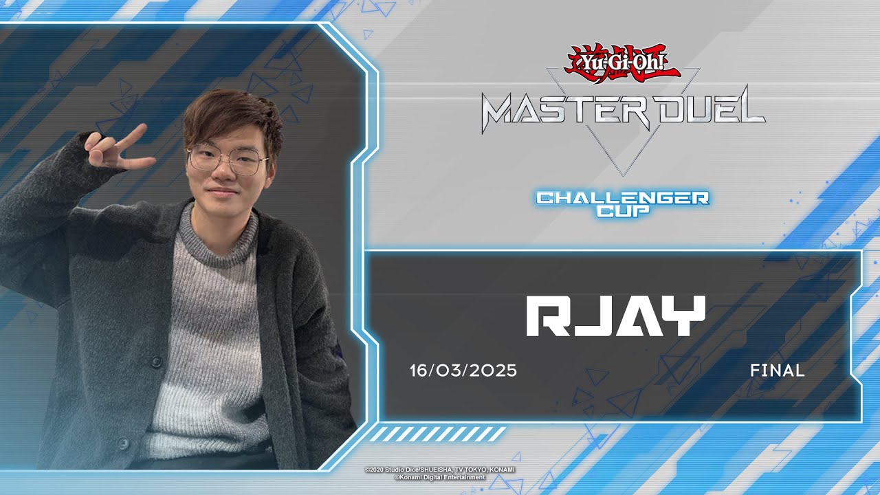 [RJay 直播] FCG RJay 遊戲王 MASTER DUEL ASIA Challenger Cup 2025 Final轉播 16: ...