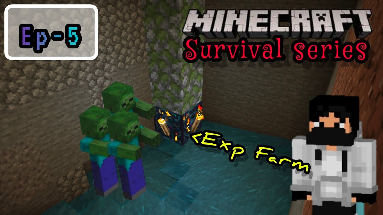 Zombie exp farm Minecraft malayalam Ep-5 - YouTube