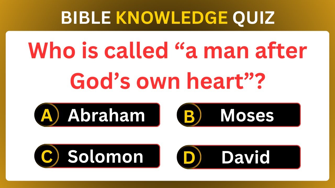 25 Bible Questions to test your General Bible knowledge #Quiz 08 - YouTube
