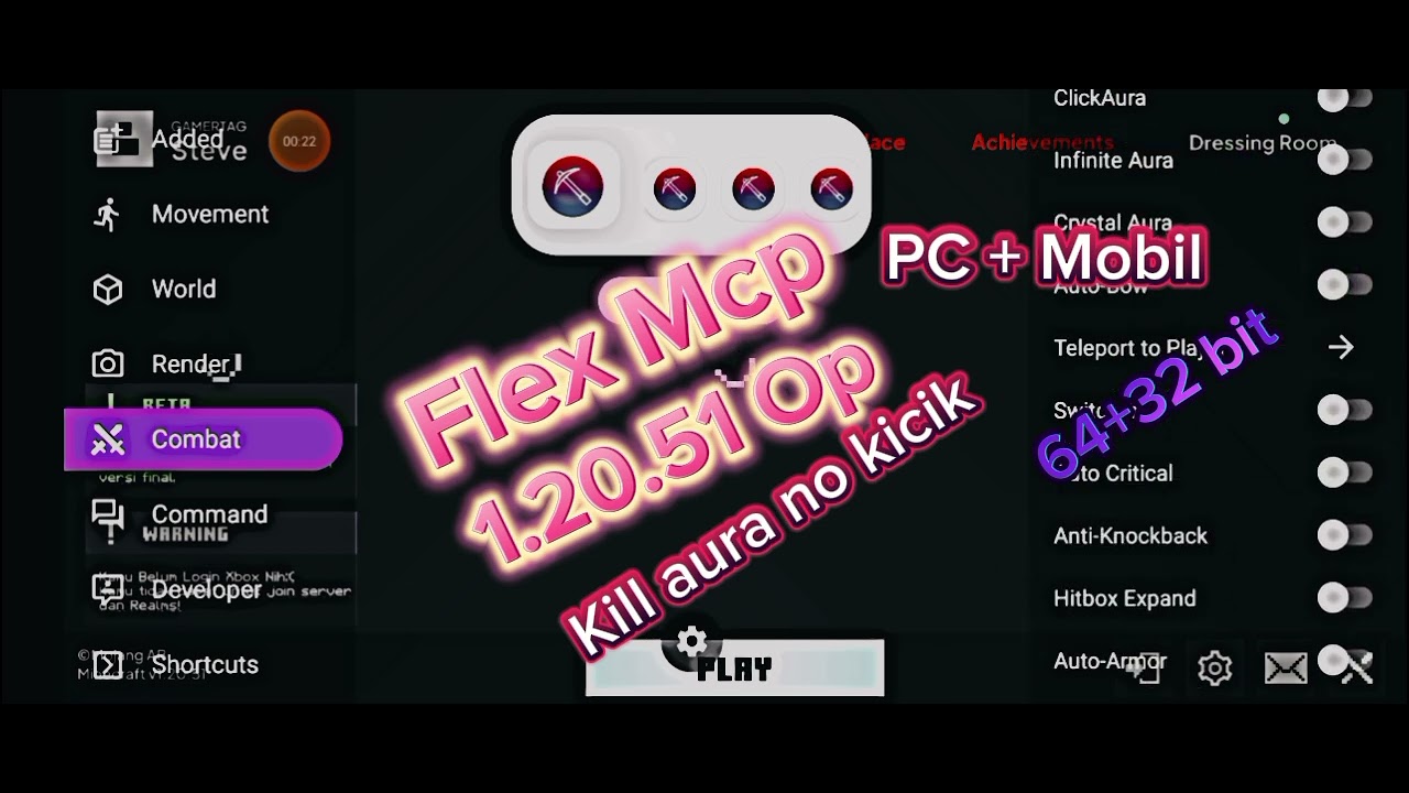 Toolbox 1.20.51 Op 64+32 bit 🩷Flex Mcp🩷 @FlexCilent - YouTube