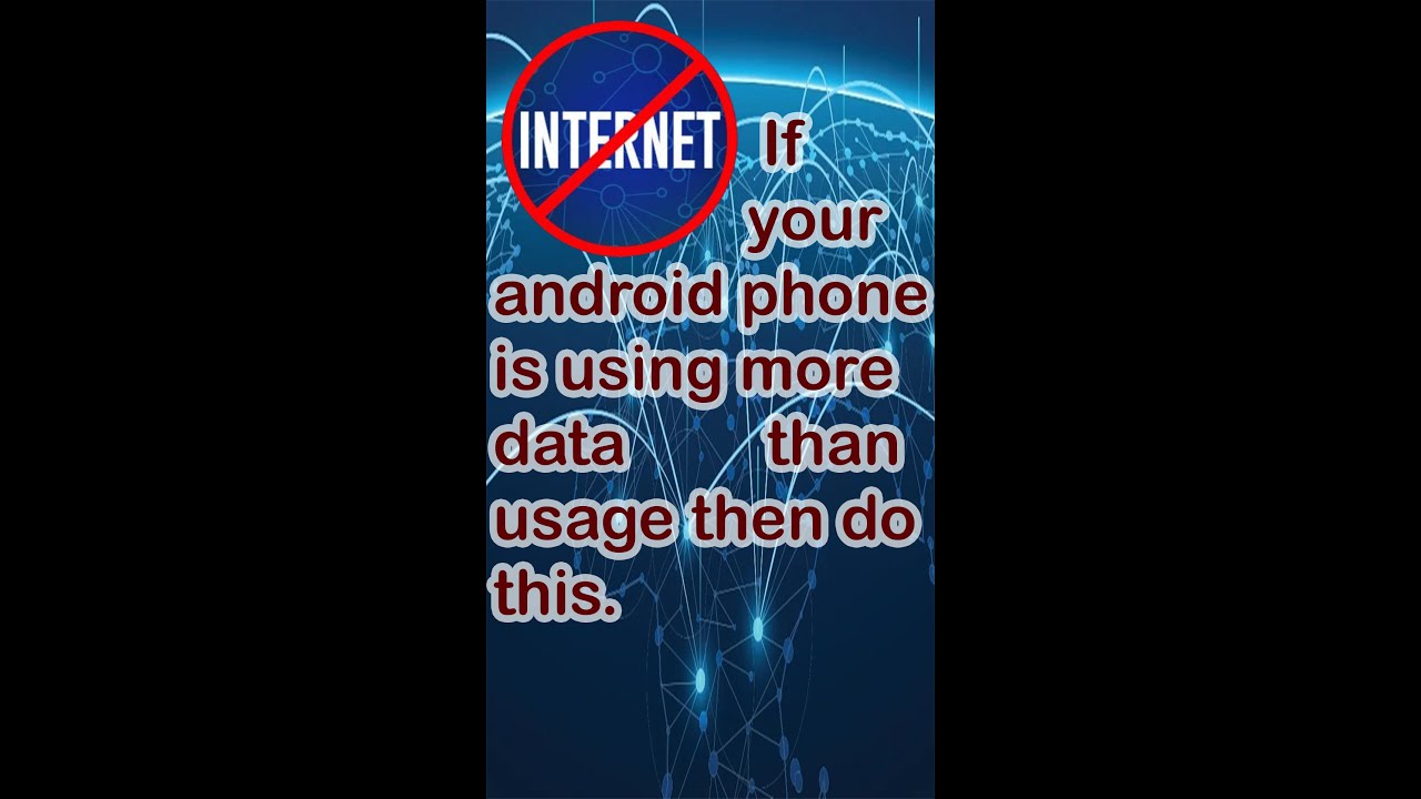 Internet data lost problem - YouTube