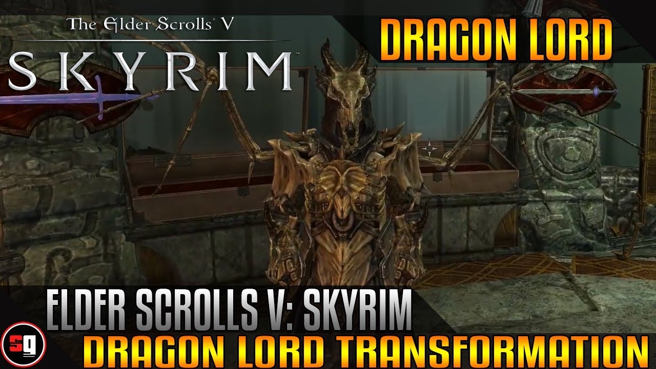 Skyrim Transformation Mod - Dragon Lord Transformation - YouTube