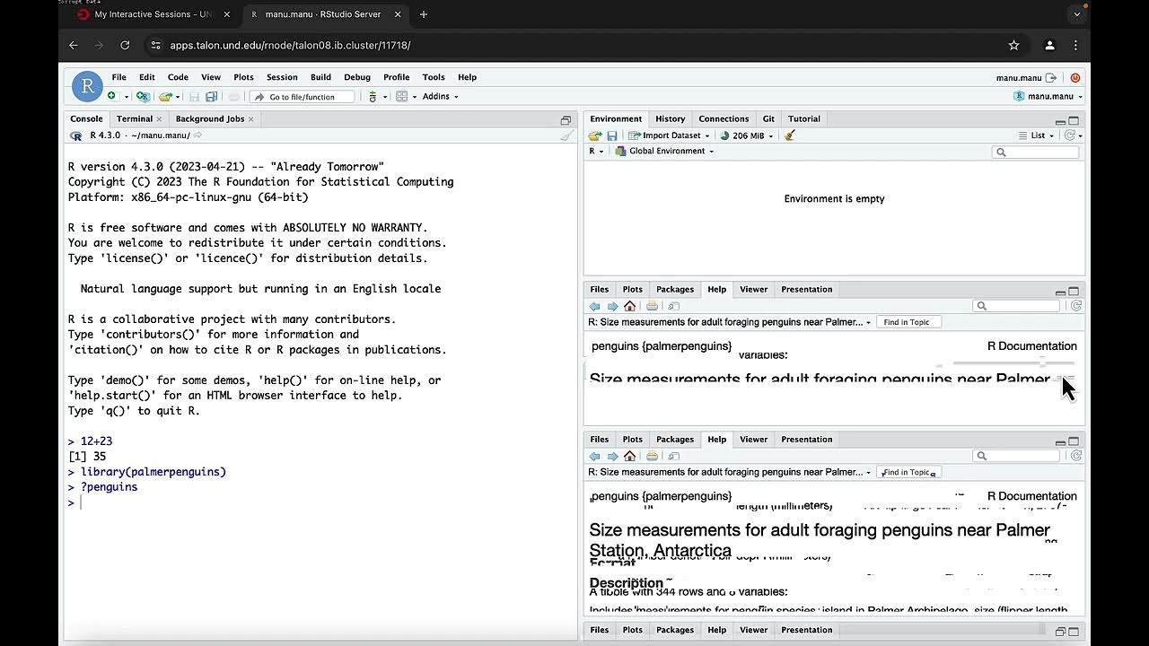The R studio interface - YouTube