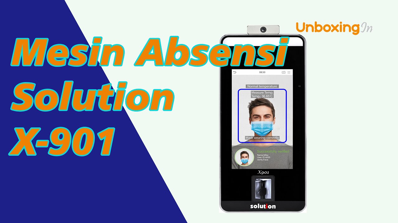 Unboxing dan Review Mesin Absensi Solution X-901 - YouTube