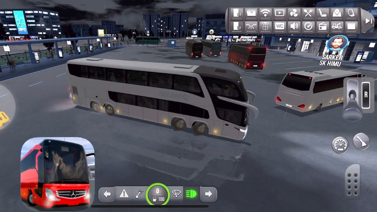 Messed up bus ride | high speed bus chase | train hit | wrecked bus ...