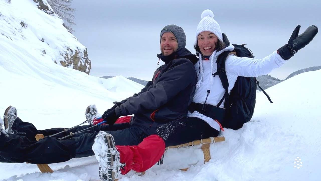 The best sledding track in Slovenia - YouTube