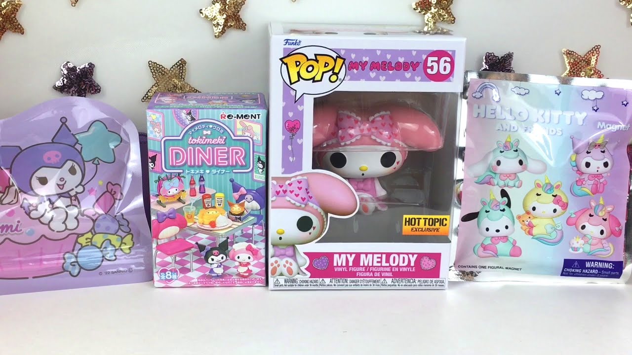 -Sanrio Unboxing ~ My Melody Funko Pop Exclusive Kuromi Diner Re-ment ...