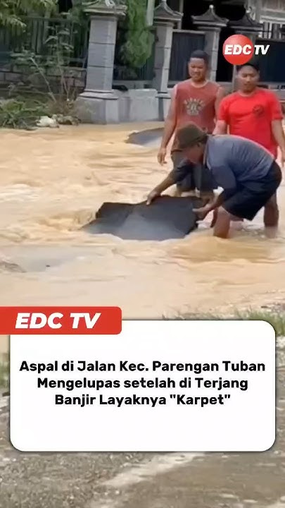 Loh kok nglupas ? resiko aspal akhir tahun ya rek #tuban #edctv #jawatimur #infojawatimur - YouTube