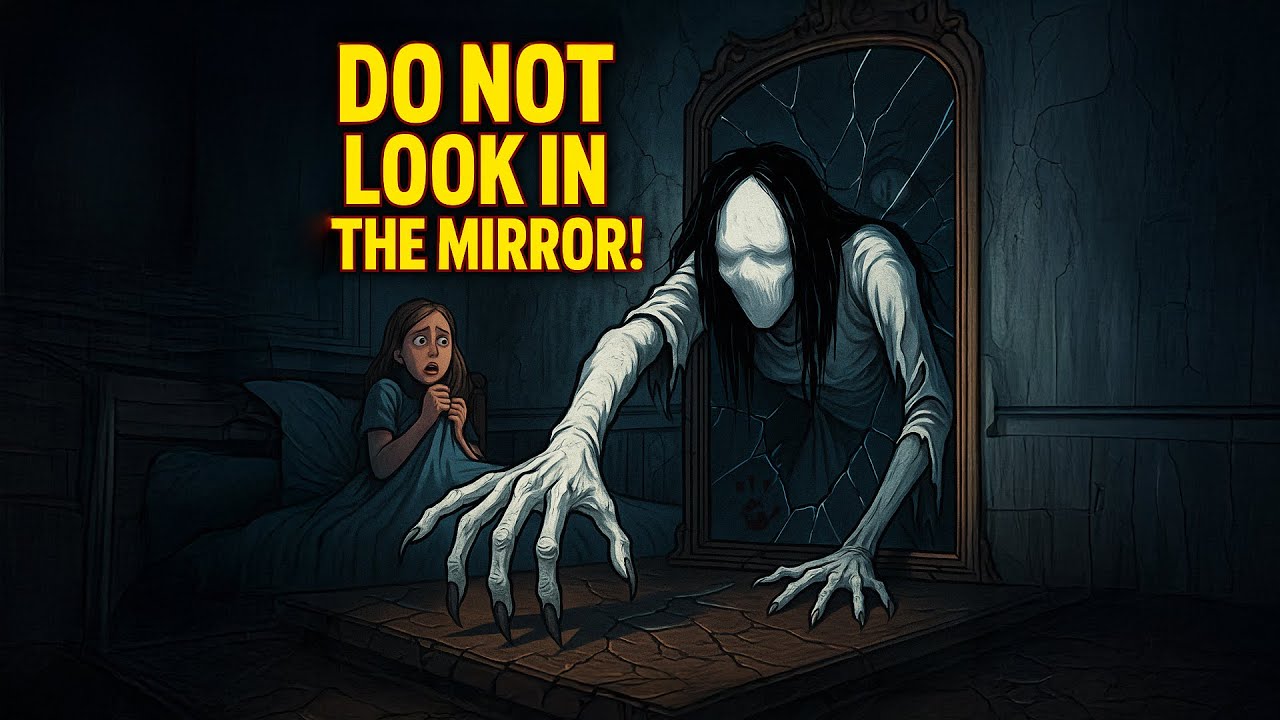 The PALE LADY in the MIRROR | SCARY Stories to Tell in the Dark - YouTube