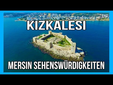 Kizkalesi ist ein Wahrzeichen von Mersin, Türkei.