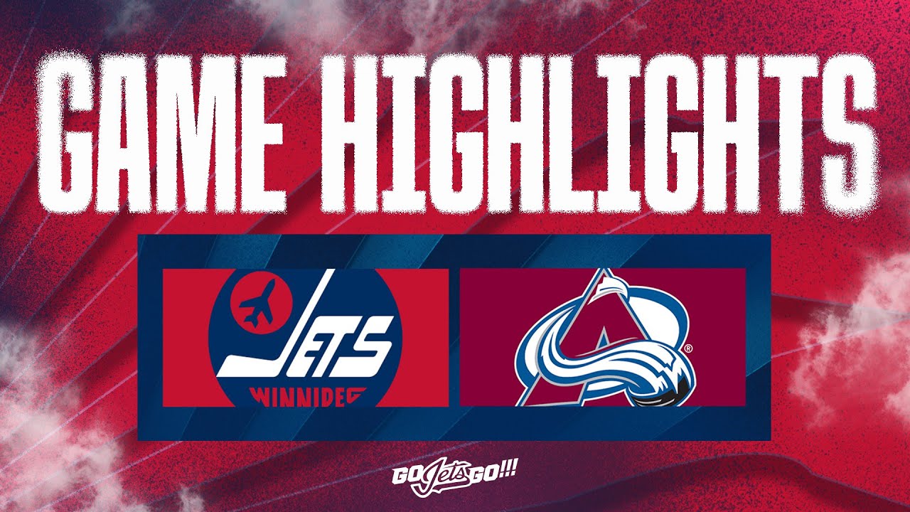 Winnipeg Jets vs. Colorado Avalanche - Game Highlights - YouTube