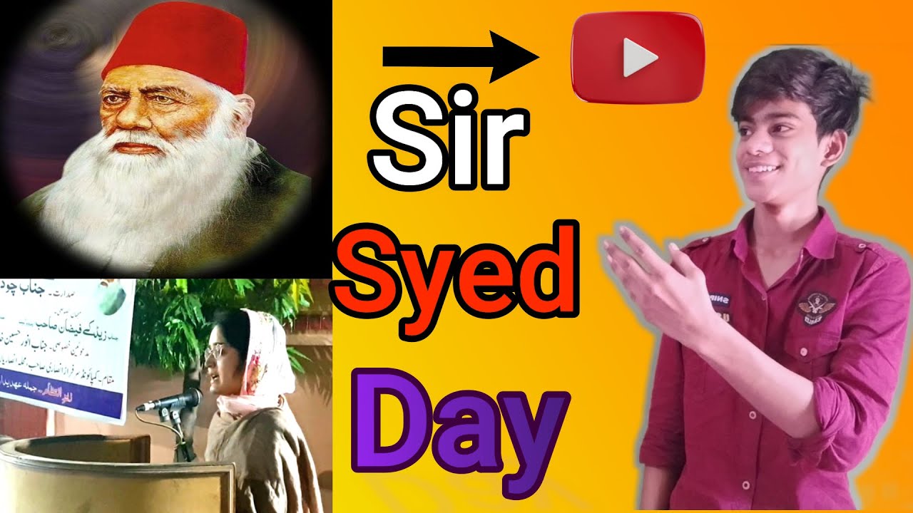 Sir Syed Day | Sir Syed Ahmed Khan History In Urdu - YouTube