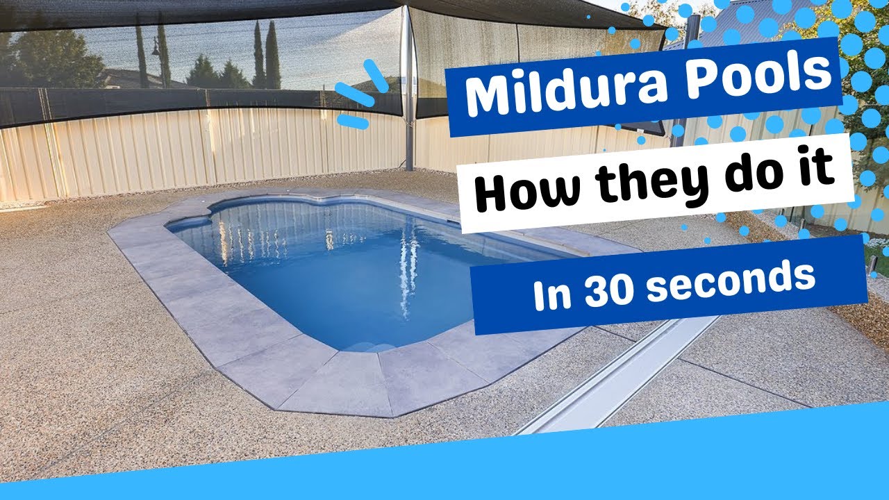 Mildura Pools - How do they do it? - YouTube