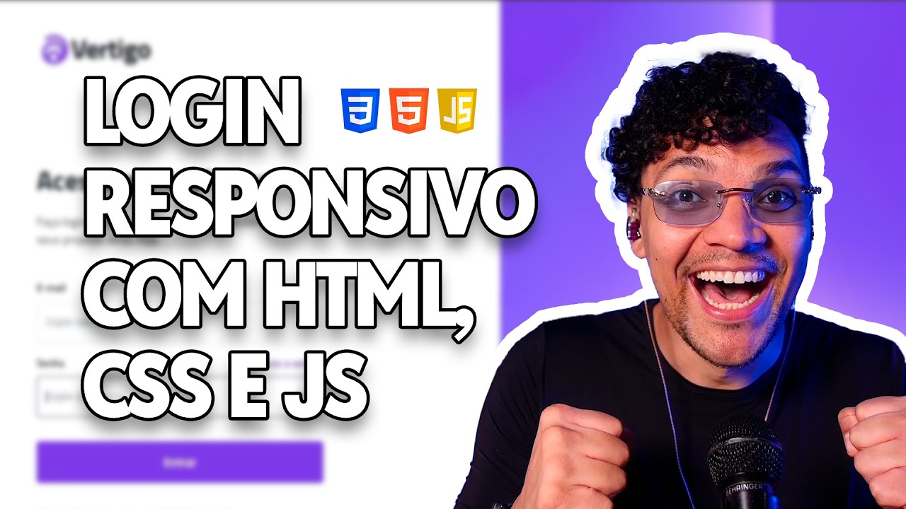 Como criar um formulário de login responsivo do zero (HTML, CSS e JS ...