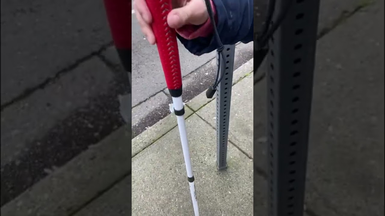 What is a “No-Jab” Cane? #blind - YouTube