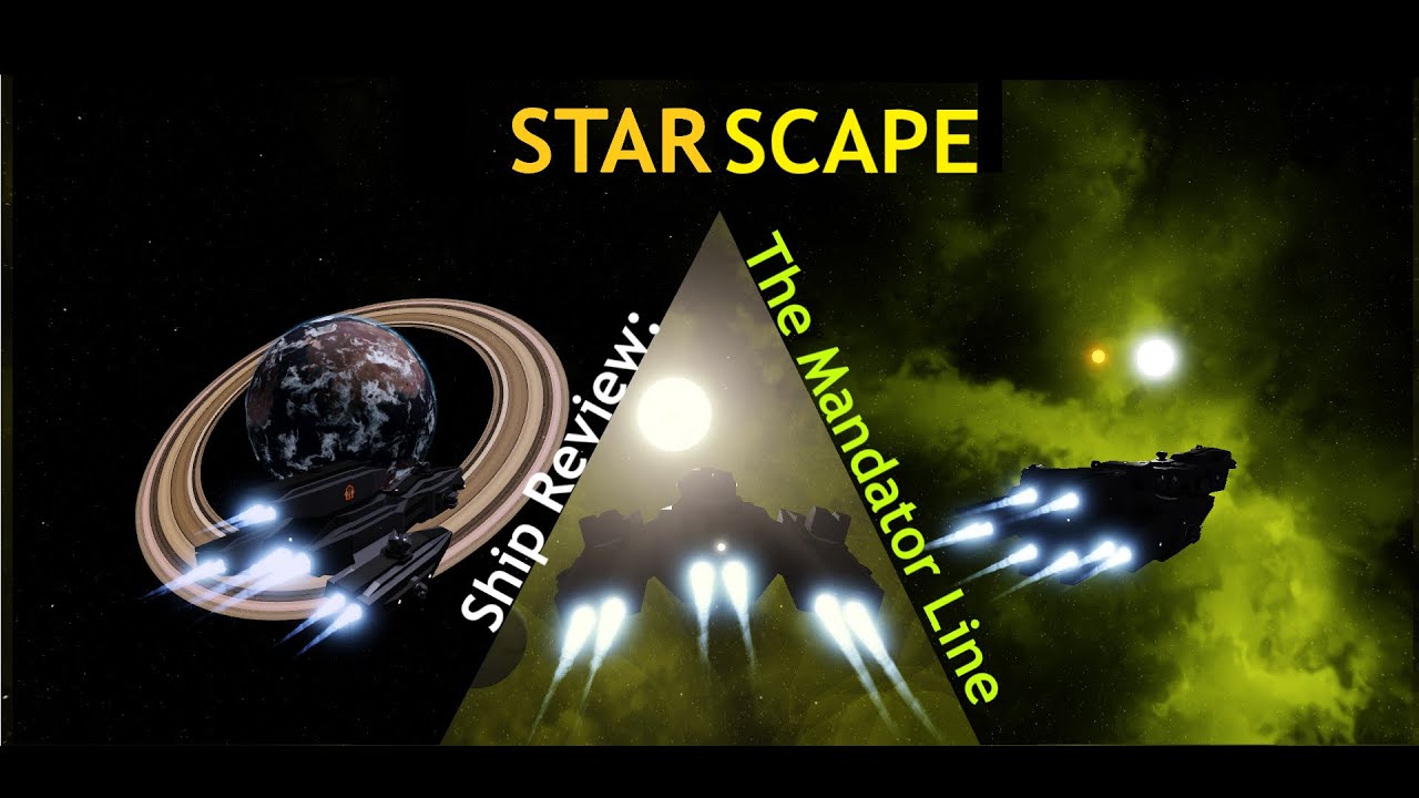 Starscape ship review #4 | The Mandator Line(Warships) - YouTube