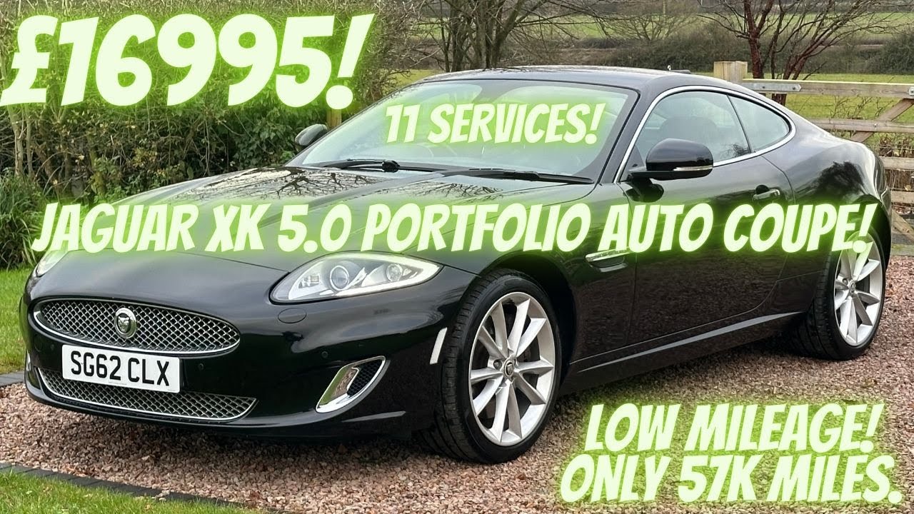 Jaguar XK 5.0 V8 PORTFOLIO Auto! 11 Services! Low mileage!! - YouTube