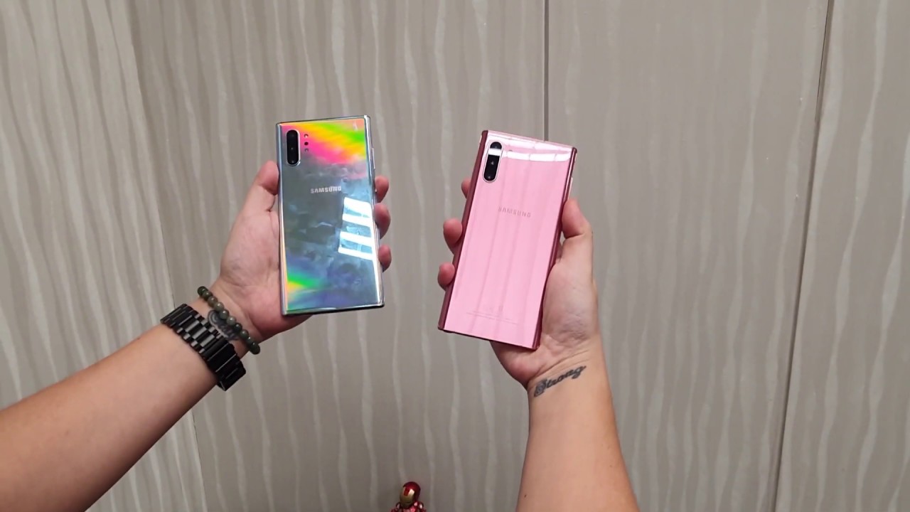 Samsung Galaxy Note 10 Series Hands On First Impression - YouTube