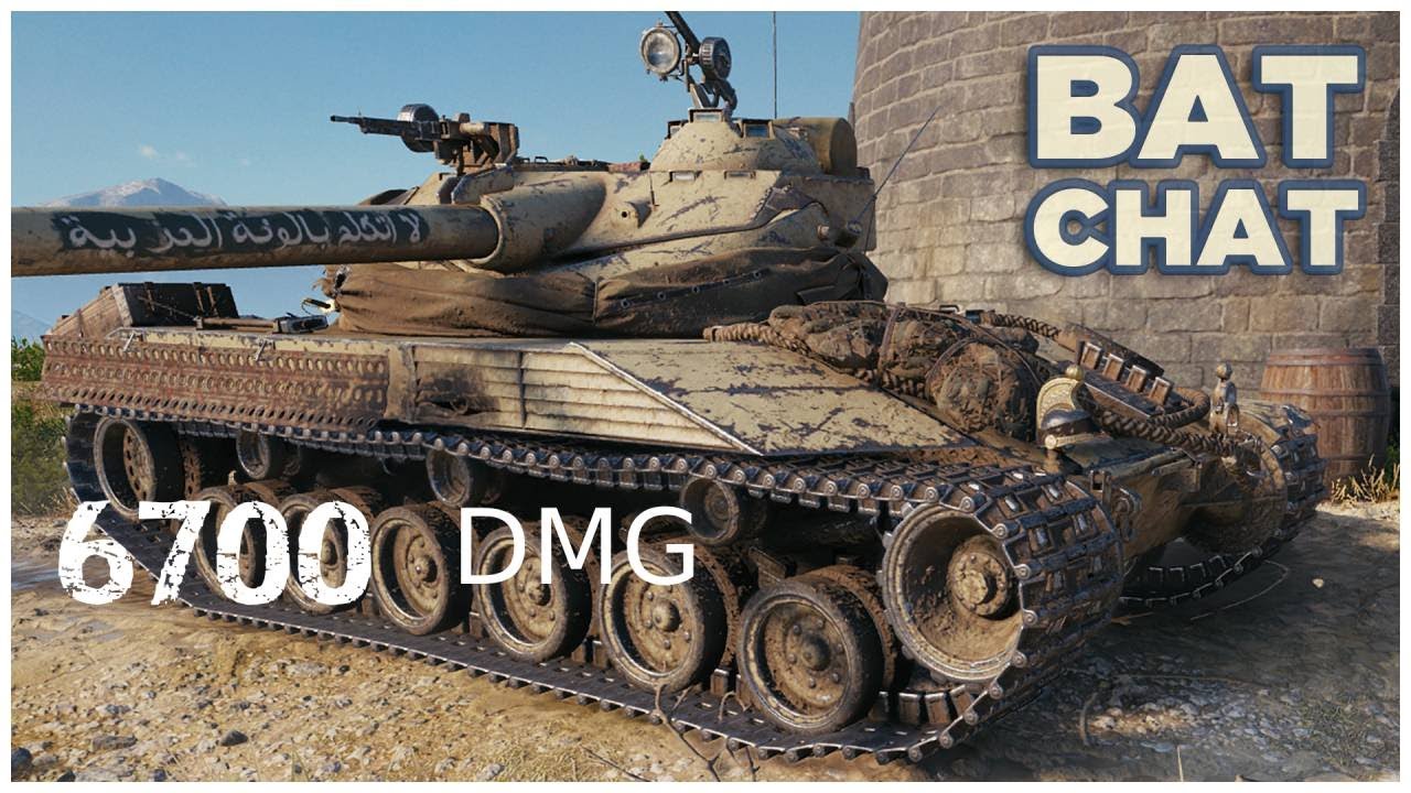 Batchat 25T - 6700 DMG WOT BLITZ - YouTube