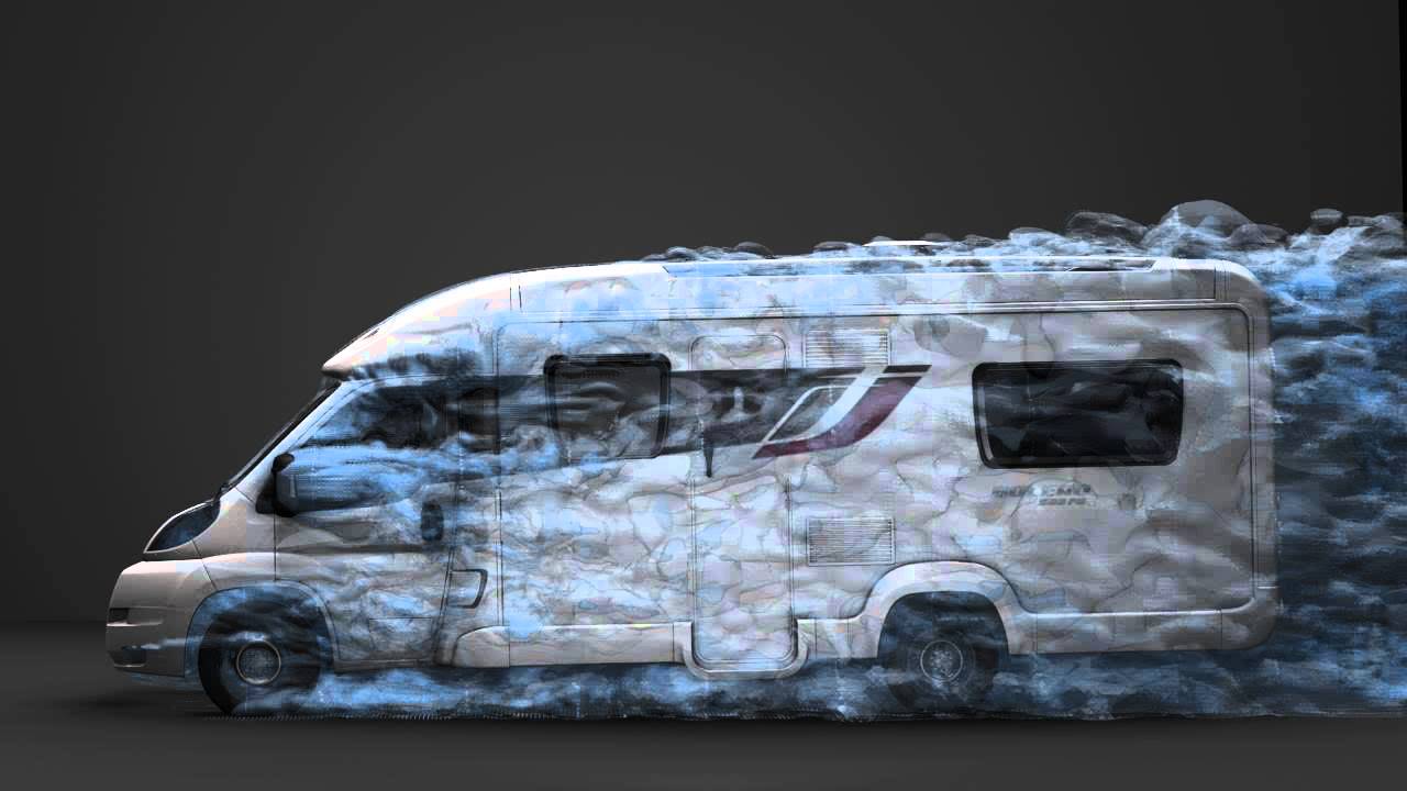 Motorhome Aerodynamics Testing - Side View - YouTube