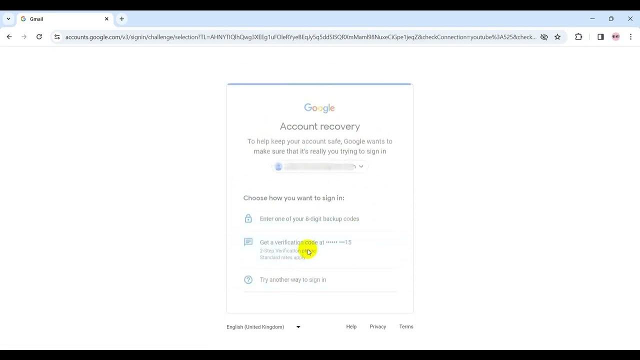 Google Gmail Account Recovery | Forgot password | Lost 8-digit code ...