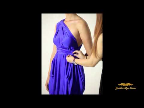 Goddess By Nature Dress - Sheila (How to Wear 1 Shoulder Style)