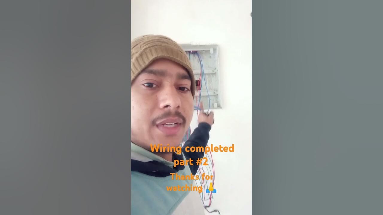 Wiring completed part #2 #electrical ..normal wiring - YouTube