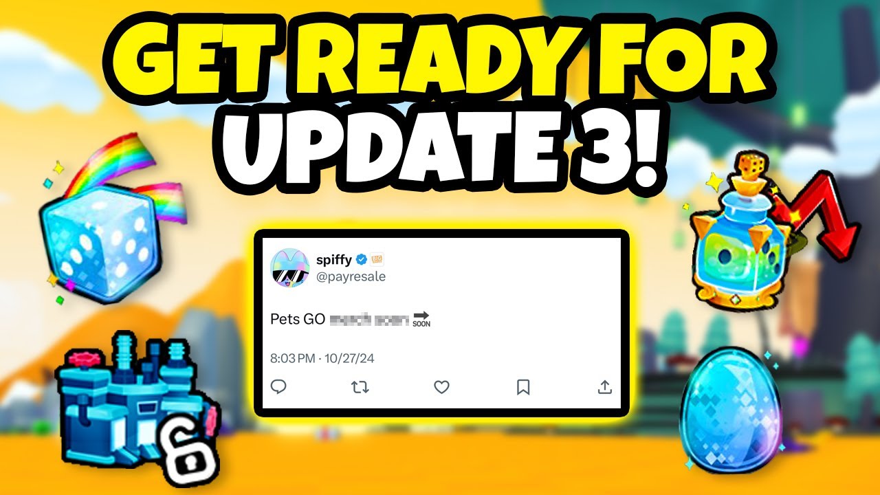 Get READY For UPDATE 3 In PETS GO Roblox! - YouTube