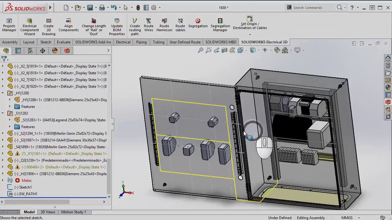 SolidWorks Electrical 3D 2017 DEMO - YouTube